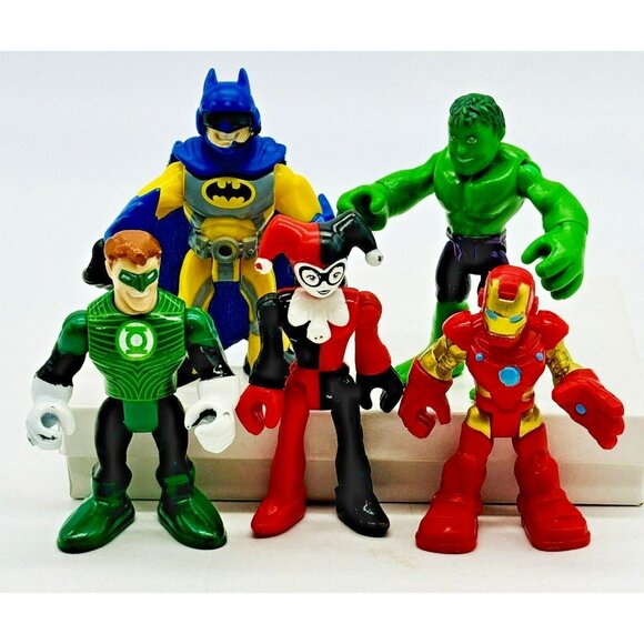 Fisher-Price | Toys | Imaginext Iron Man Batman Hulk Harley Quinn Green ...